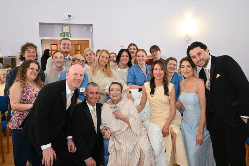 Wishaw hospital staff arrange heartfelt wedding for terminally ill patient