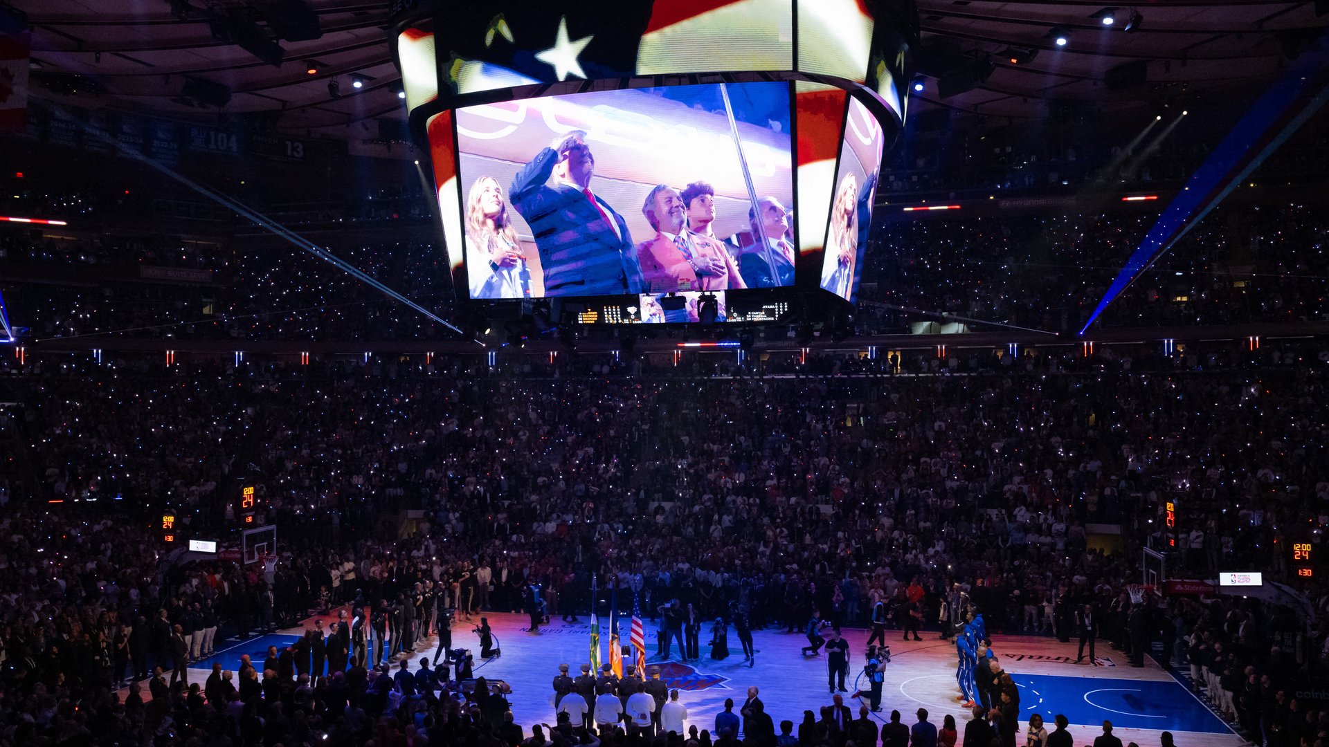Trump draws loud boos, some scattered cheers at NBA Finals Game 3