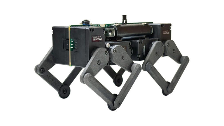 Video: New palm-sized robot with 8 smart actuators can walk, trot, and jump