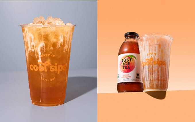 National iced tea day with cool sips x Just Ice Tea, NYC
