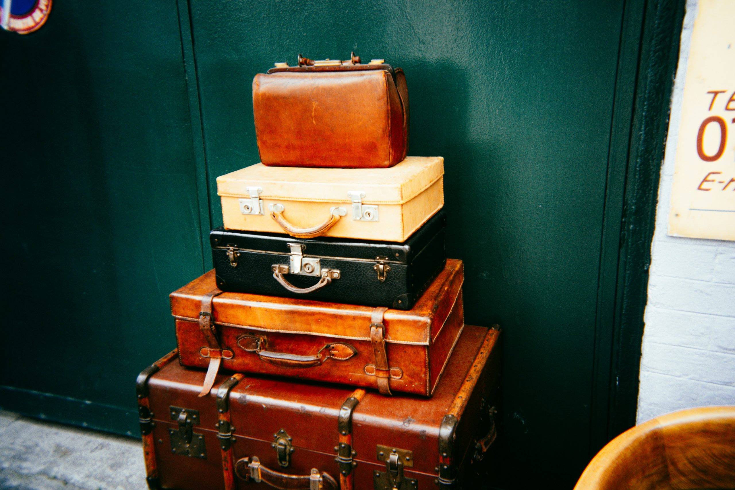 Old suitcases in the attic that vintage dealers are paying real money for