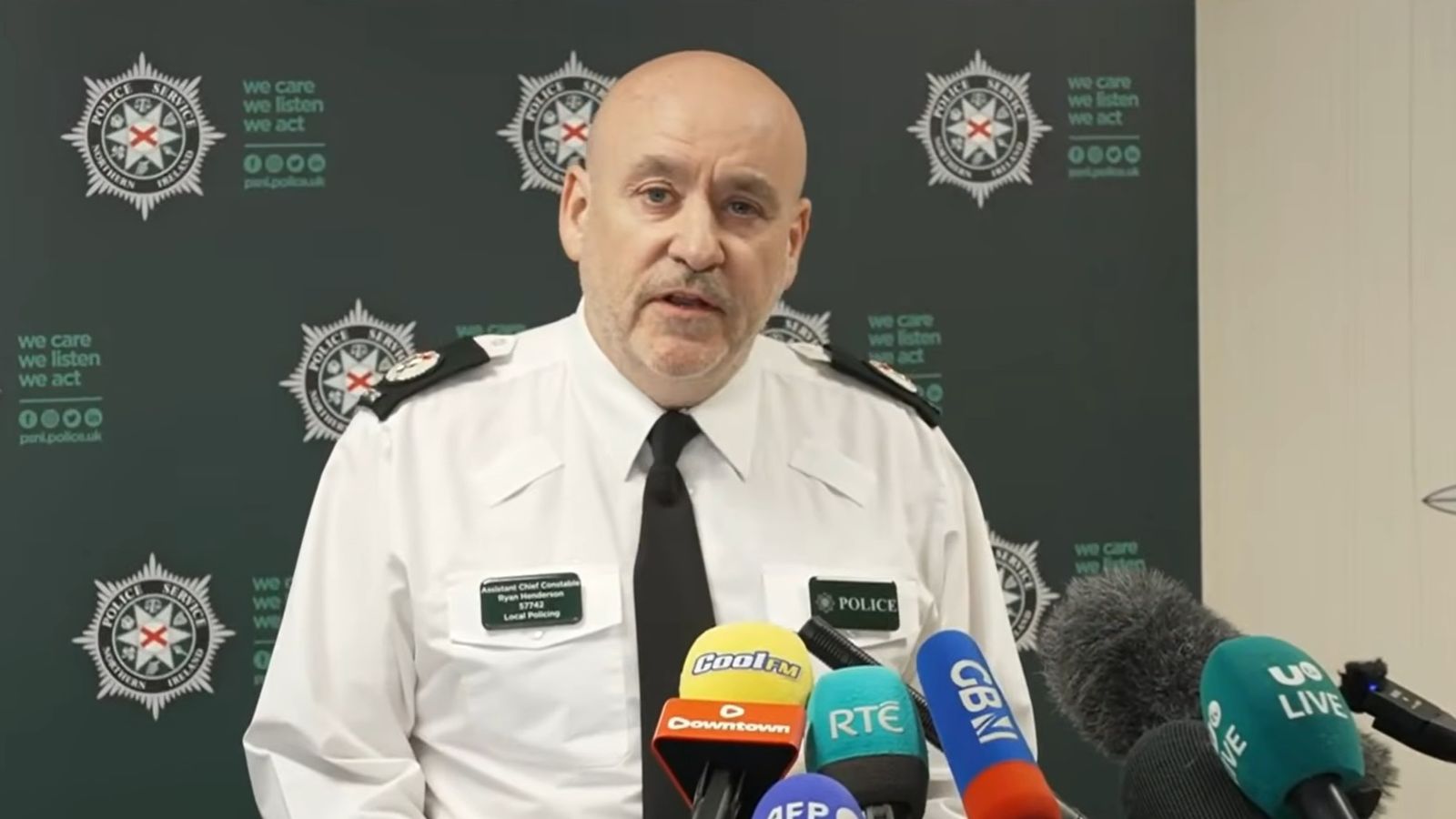 Police appeal for calm as they give update on Belfast stabbing