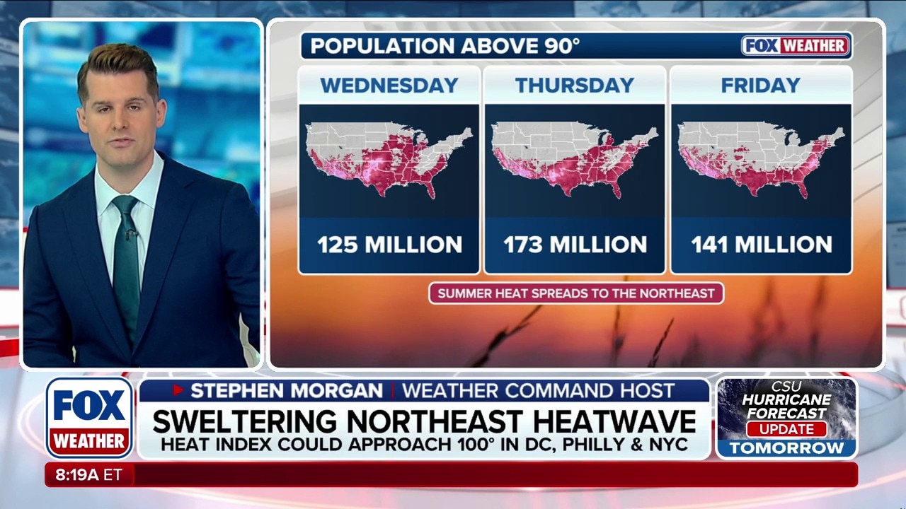 Millions across East Coast brace for the hottest weather forecast of ...