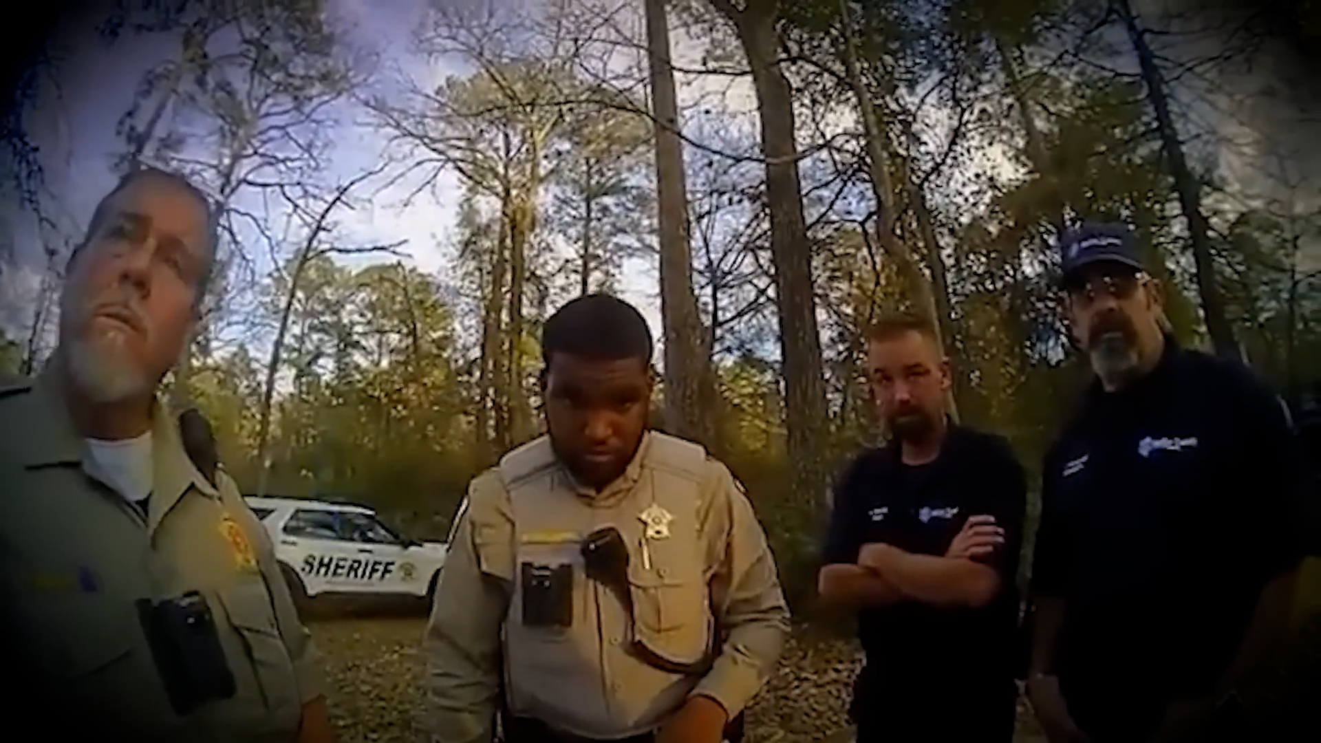 Bodycam captures the moment cops find cabin of horrors