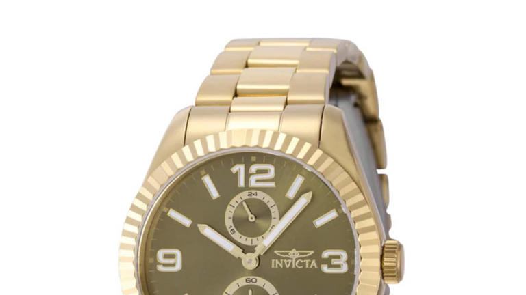 Invicta has an art deco-inspired watch on sale for 90% off