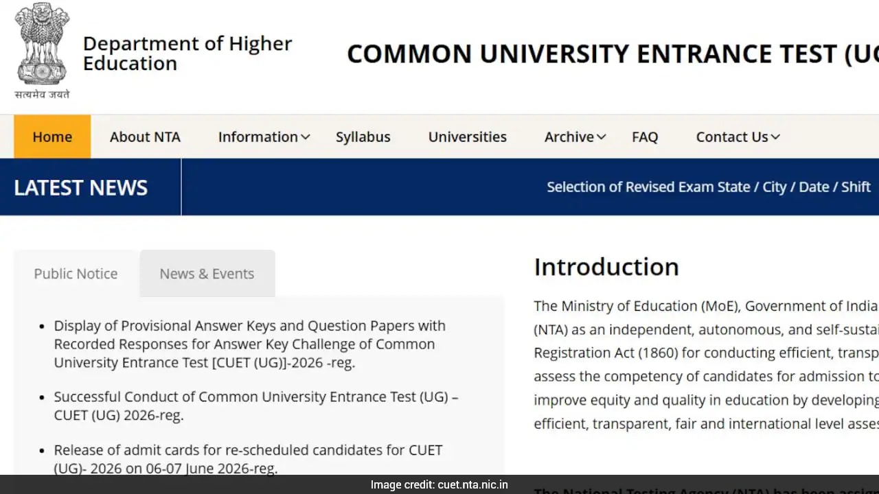 CUET UG 2026 answer keys out: Here's direct link to check, raise objections