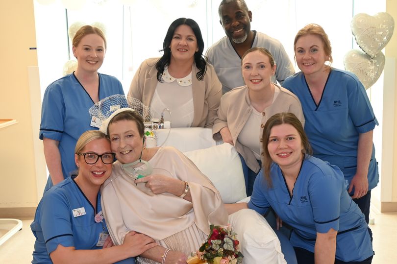 Wishaw hospital staff arrange heartfelt wedding for terminally ill patient