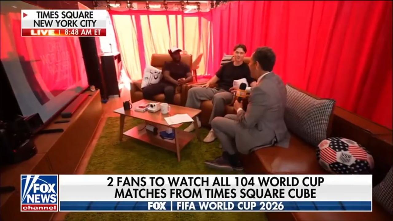 Fox Sports unveils 'chief World Cup watchers' at Times Square installation