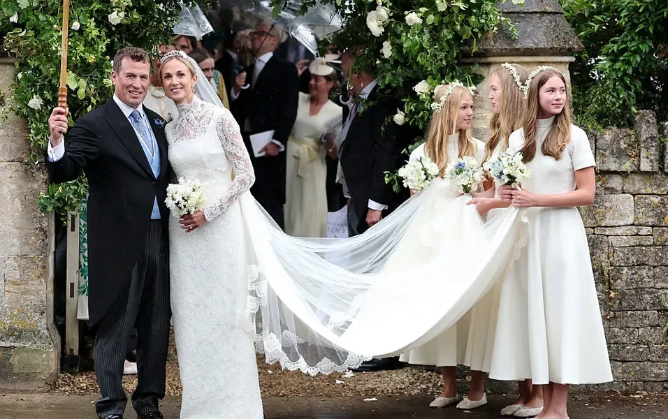 Captain Mark Phillips attends son's wedding with rumoured partner