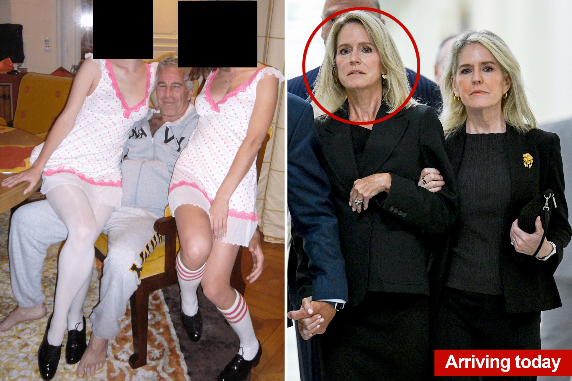 Ex-Epstein assistant Lesley Groff needed a two-person escort to face ...