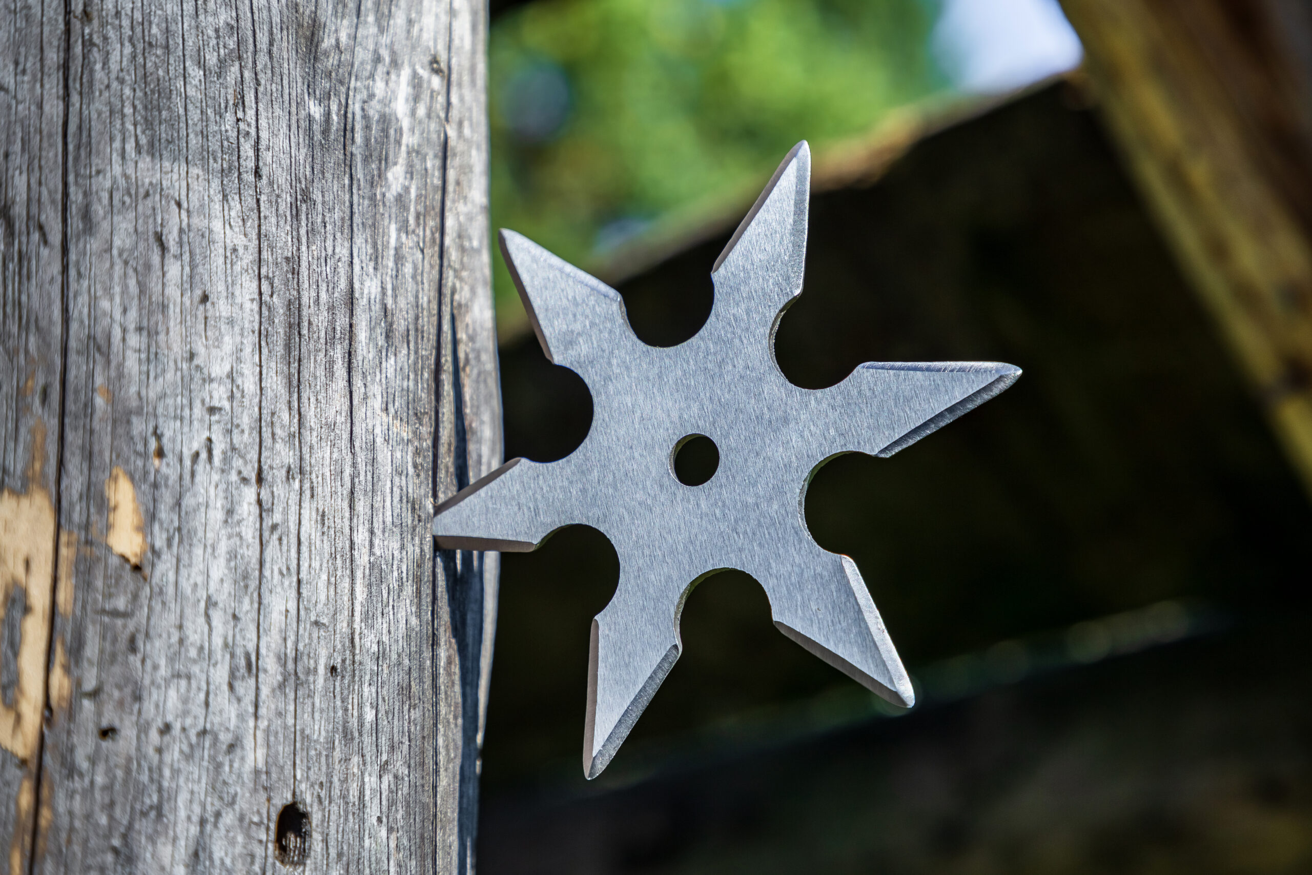 Man jailed after throwing ninja star at woman