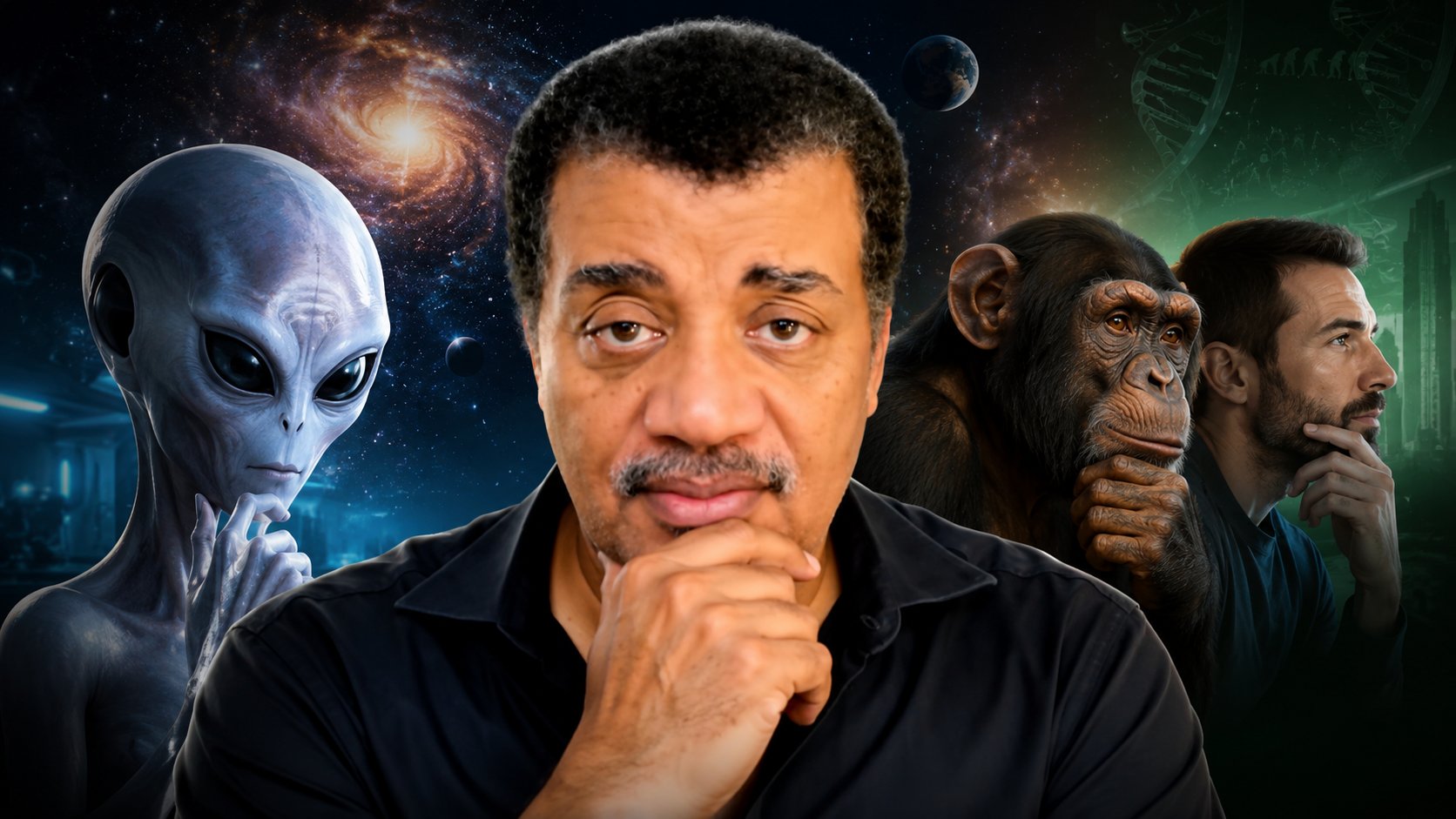 Who’s smarter: Aliens, humans or chimps?