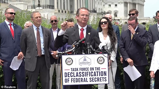 UFO whistleblowers storm Capitol Hill with explosive claims about alien ...