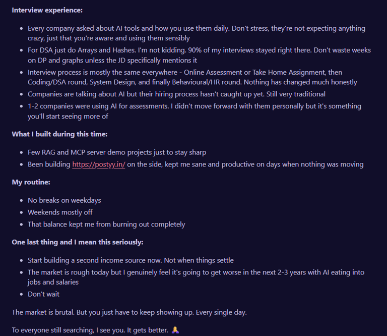 Techie shares how he secured a remote job 1.5 months after being laid off