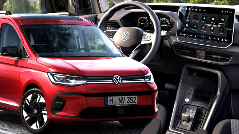 The new VW Caddy gets the Golf’s best screen and its worst touchscreen ...