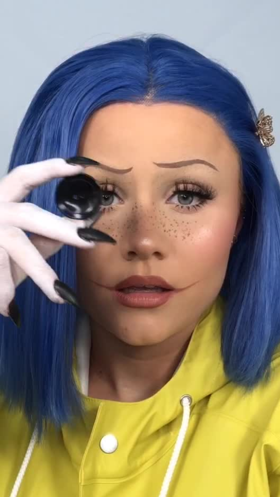 Creative tips for Coraline makeup transformation