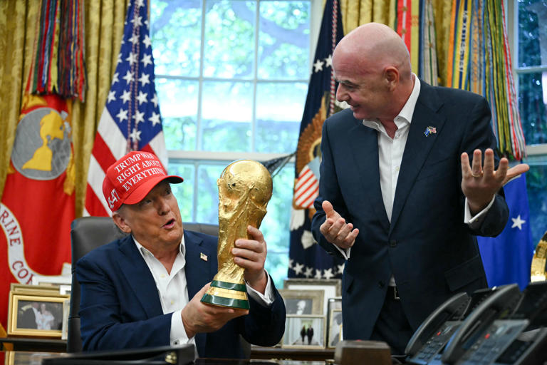 Trump set to miss World Cup opener, coach Pochettino on US 'arrogance'