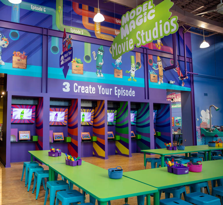 New attraction at Crayola Experience Orlando lets guests create ...