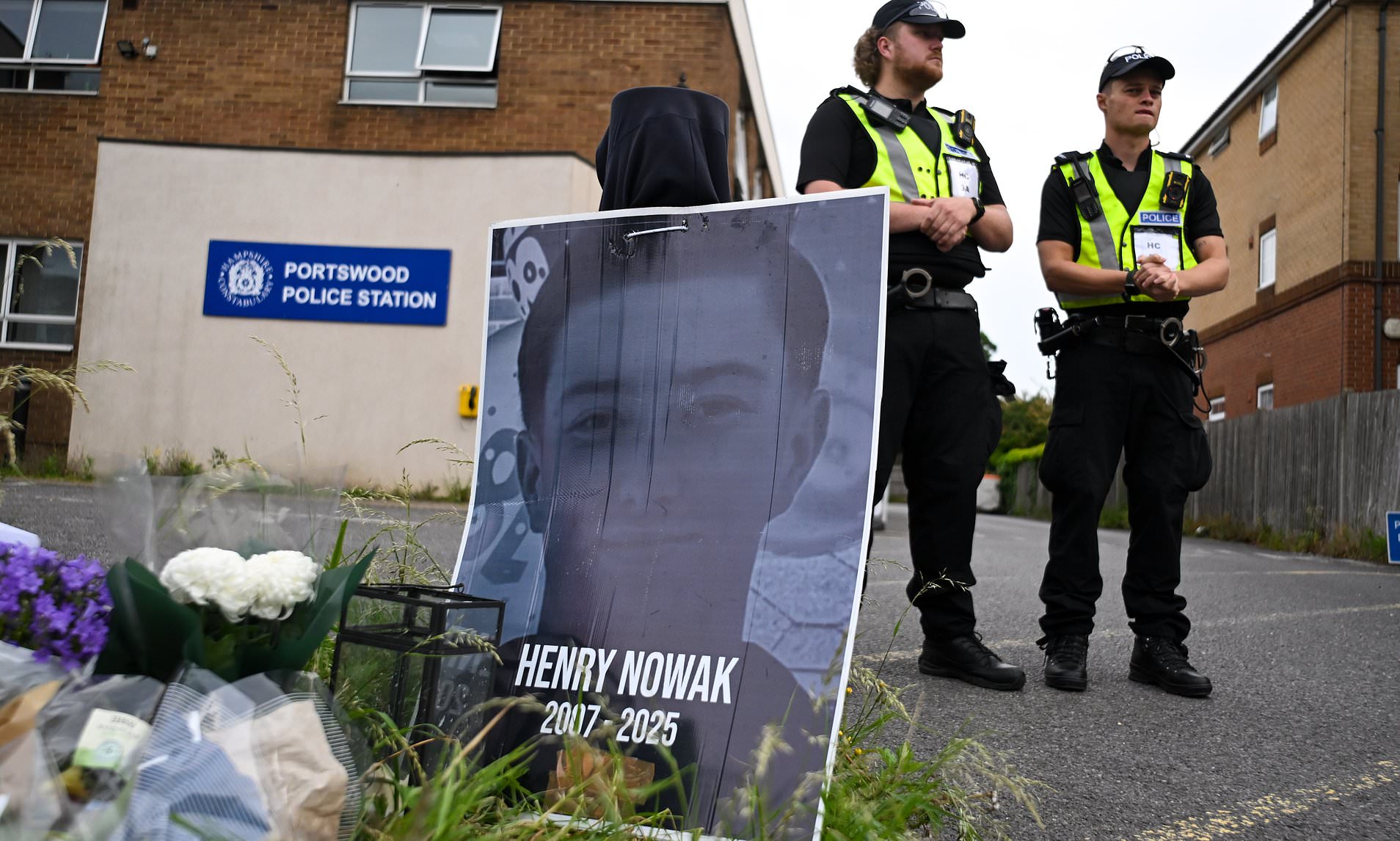 Two men jailed for violent disorder at Henry Nowak protests