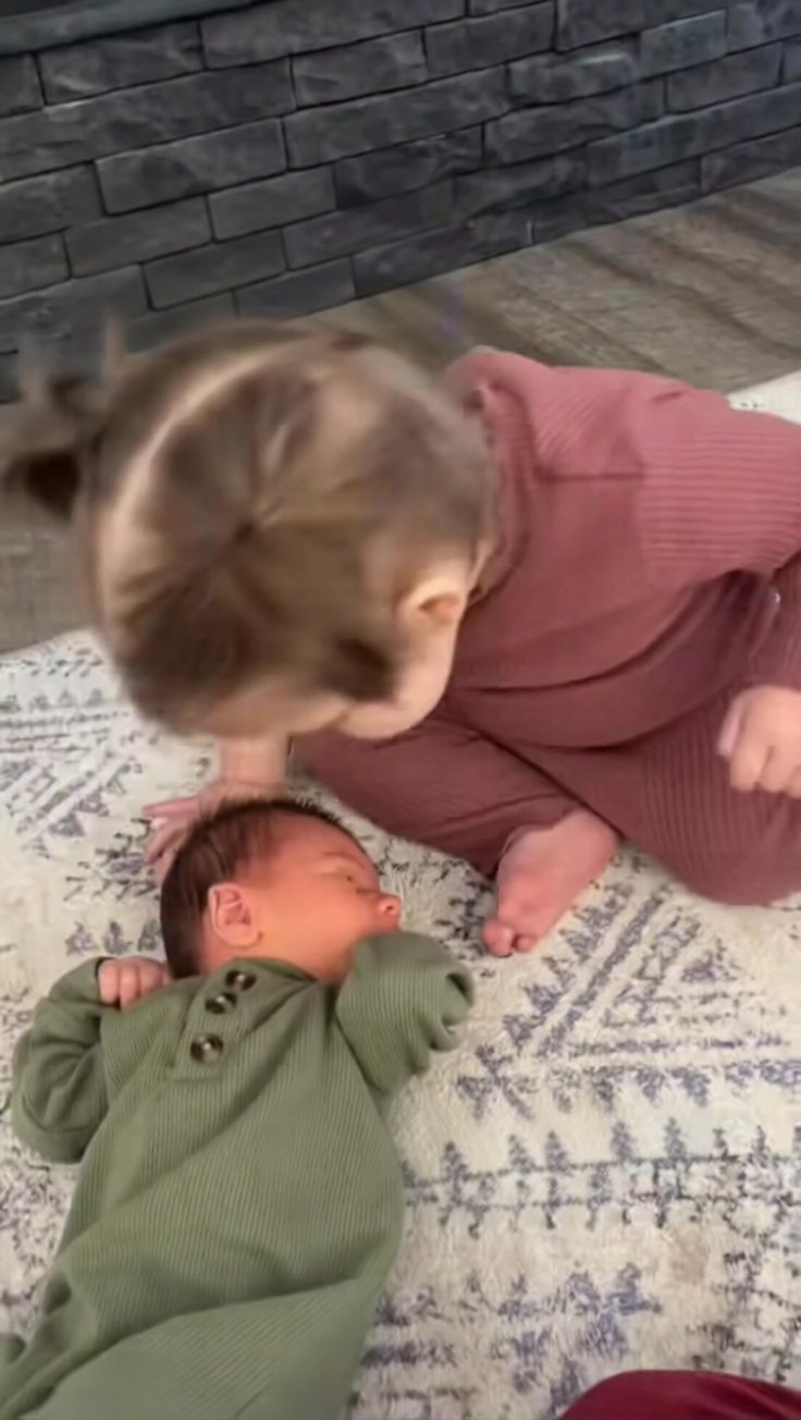 A sweet moment of growing love