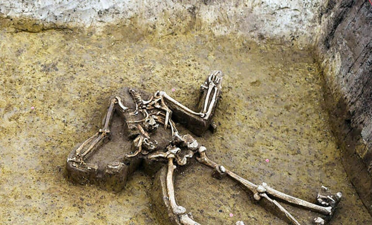 What happened to their heads? Archaeologists found 77 headless ...