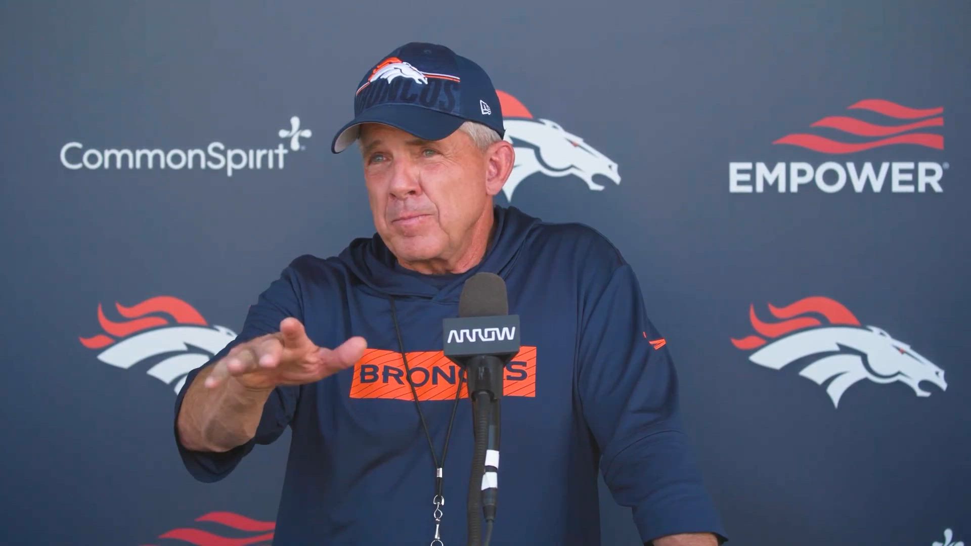 Sean Payton on improvement of Broncos QB Sam Ehlinger, Alex Palczewski ...