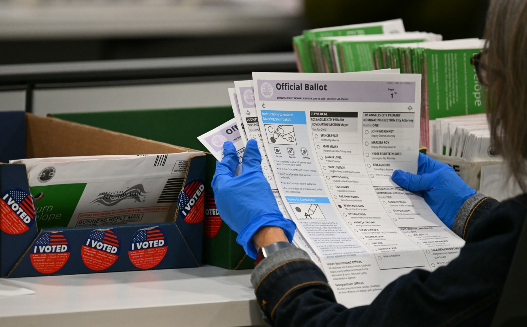 Election deniers falsely claim fraudulent 'ballot drop' in LA mayoral race