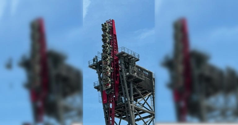 'Check engine': Cedar Point's newest roller coaster Siren's Curse ...