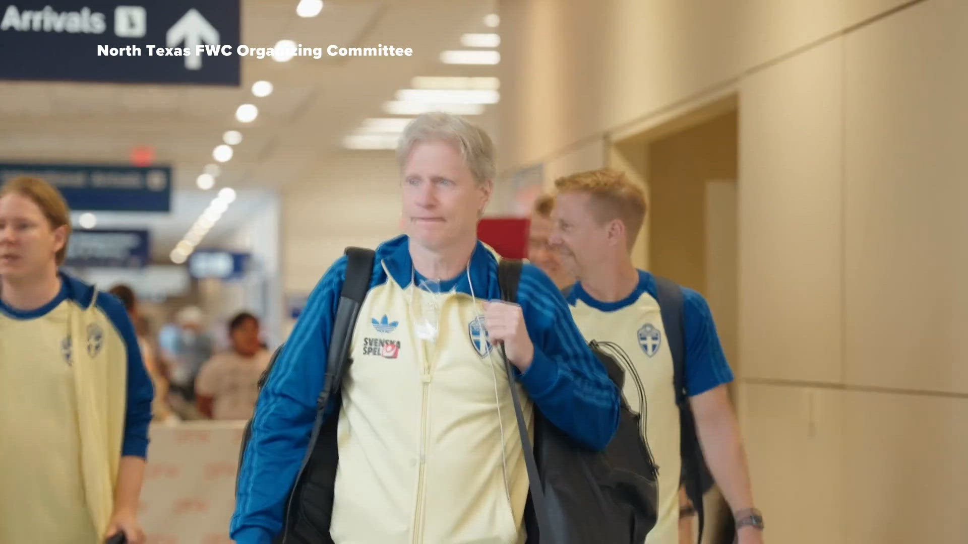 Team Sweden holding open practice in Frisco ahead of World Cup match