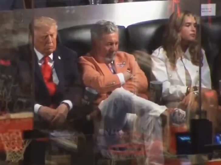 President Trump caught snoozing at NBA Finals after MSG crowd boos