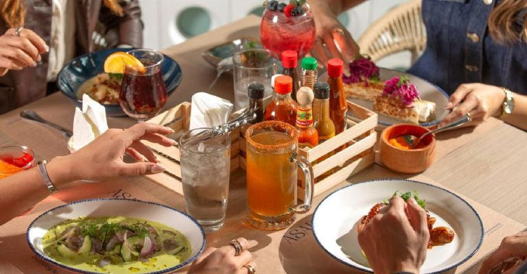 Restaurante con pantallas para ver el Mundial: Asadito de Mar