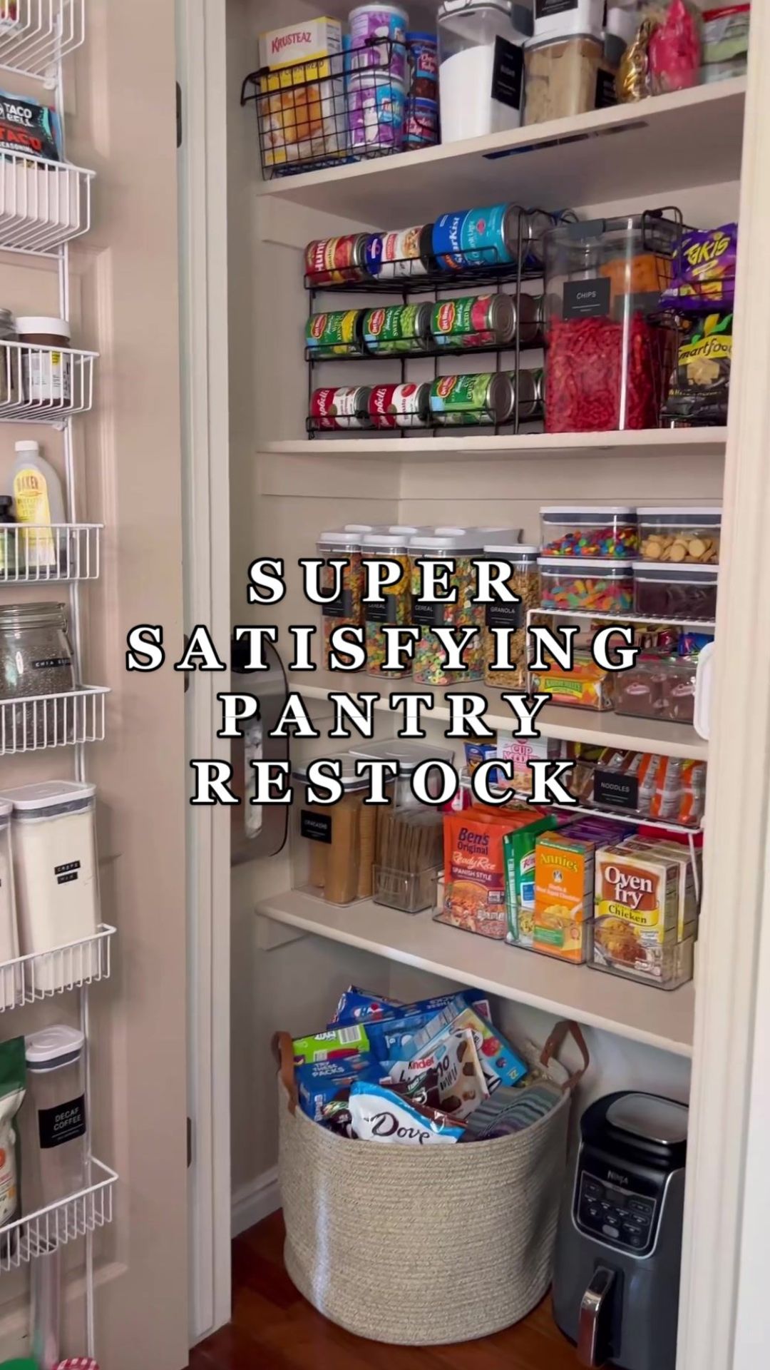 Transform your pantry: Satisfying restock and organization