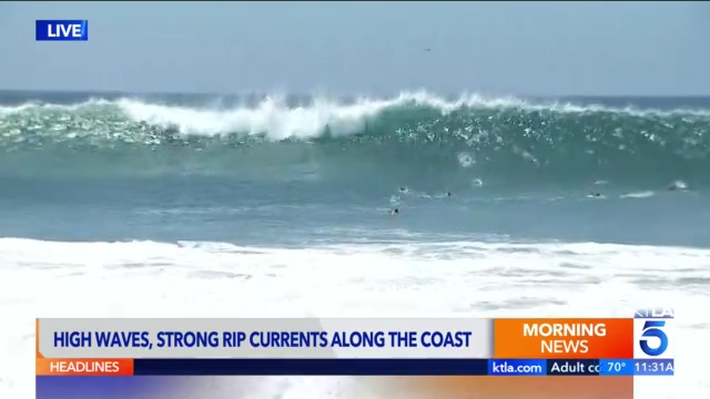 Surf’s up! Massive waves hit SoCal beaches