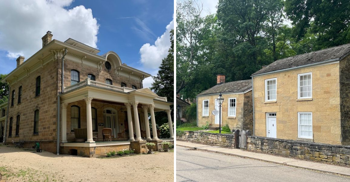 One small Wisconsin town has no fewer than seven buildings with ...
