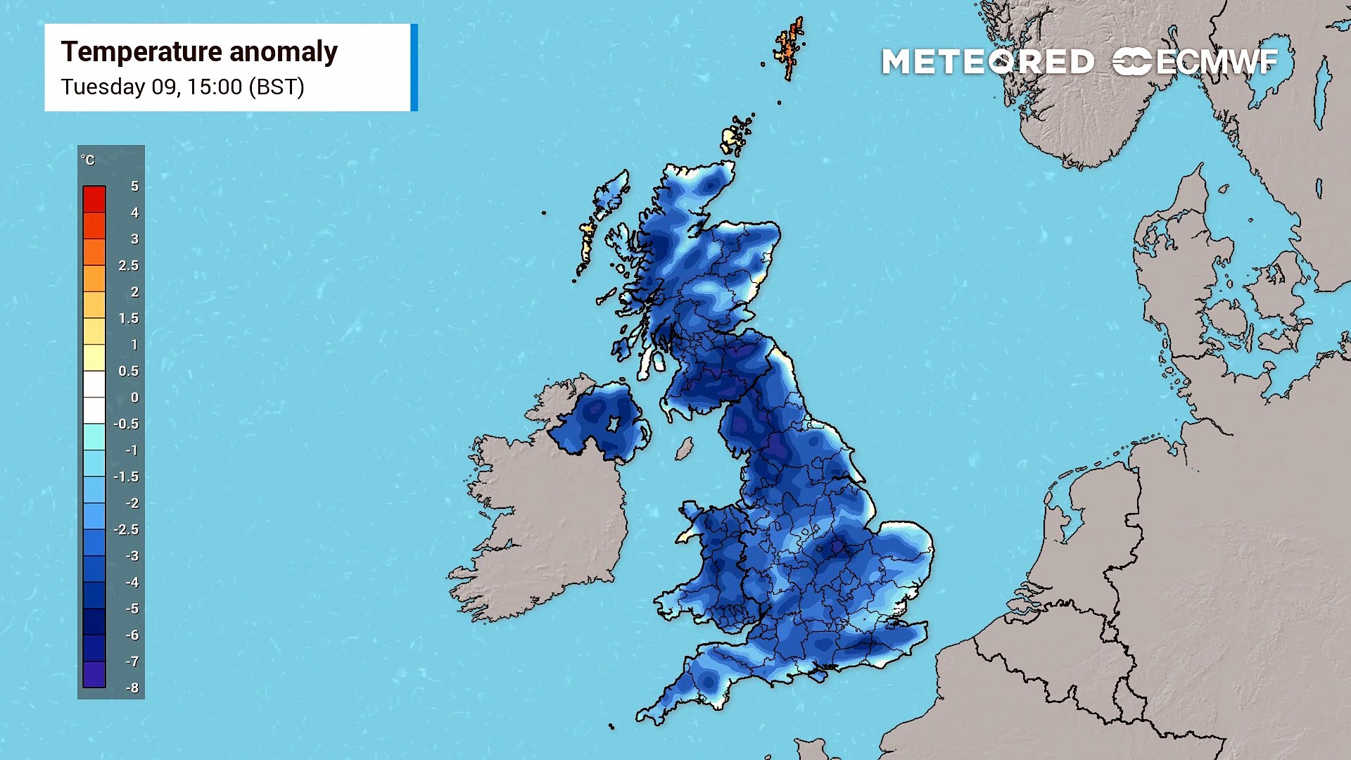 Cool and fresh feel across the UK until the weekend