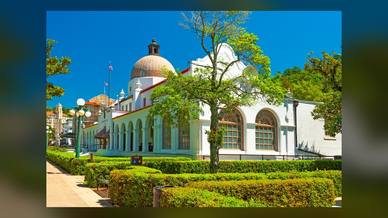 Hot Springs, Arkansas has 47 springs that heat themselves to 143 ...