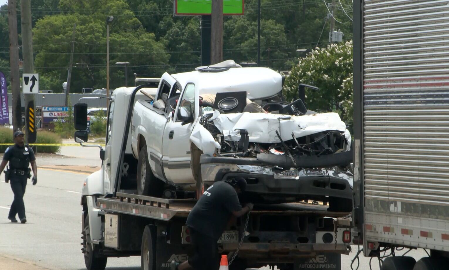 Pickup truck driver dies in crash on Richmond Highway