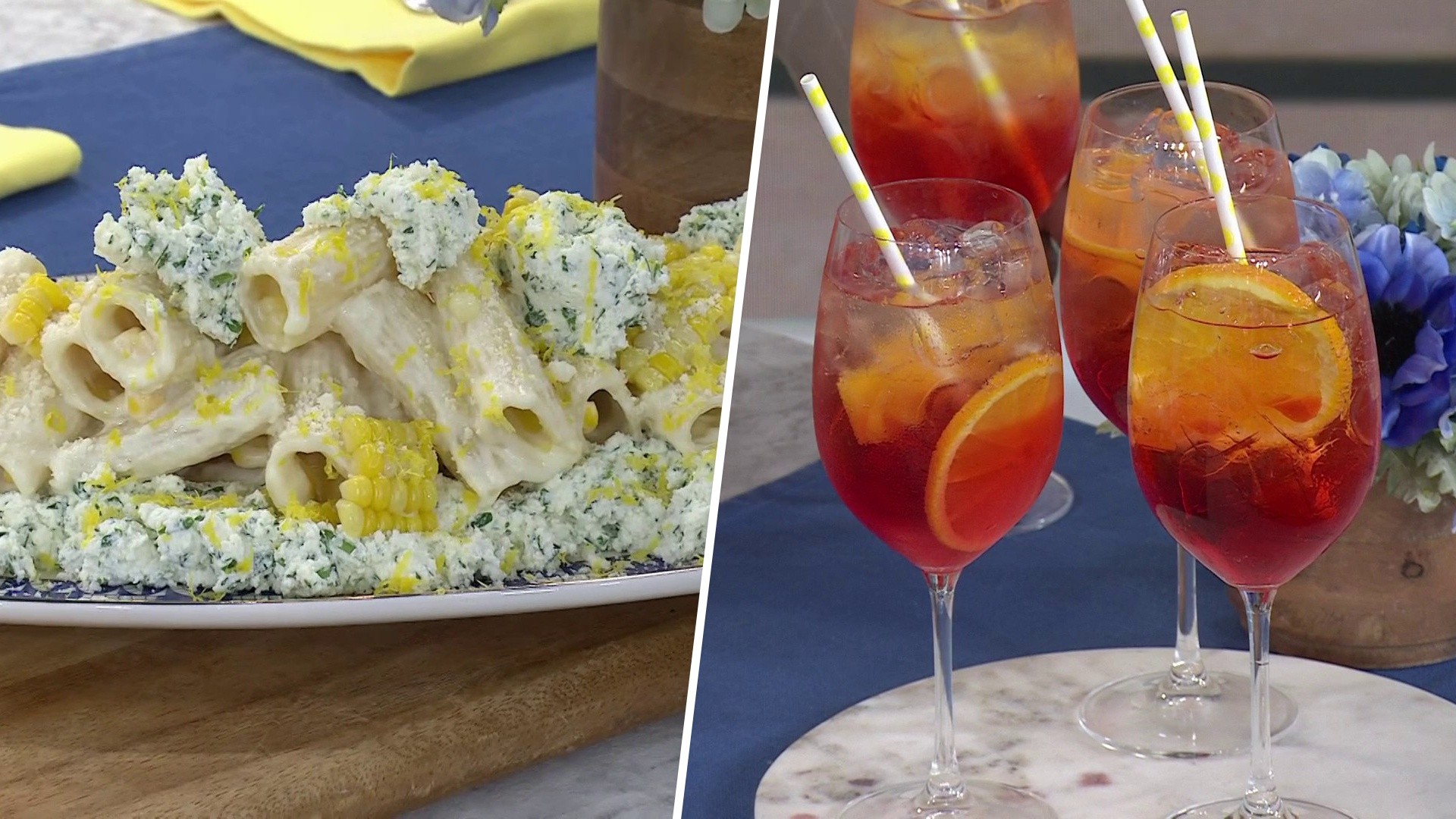 One-pan lemon ricotta pasta, Aperol spritzers: Get the recipes