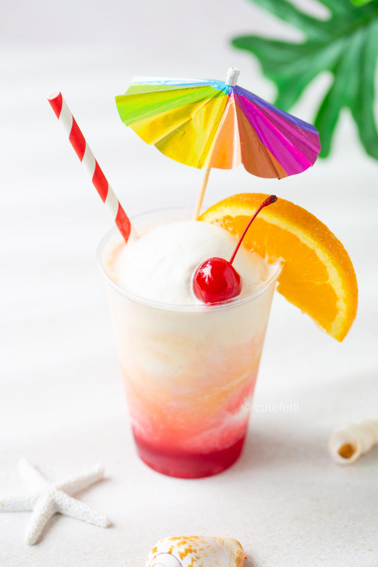 Make sunset floats for the best June