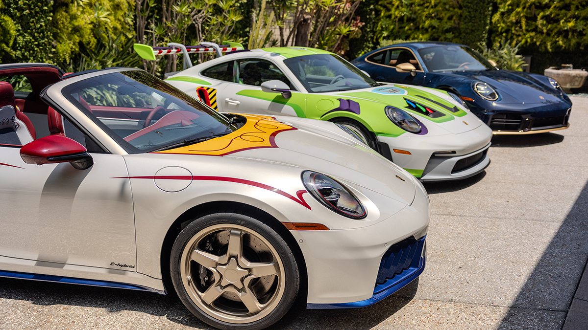 The bespoke Toy Story 5 Porsche 911s in photos