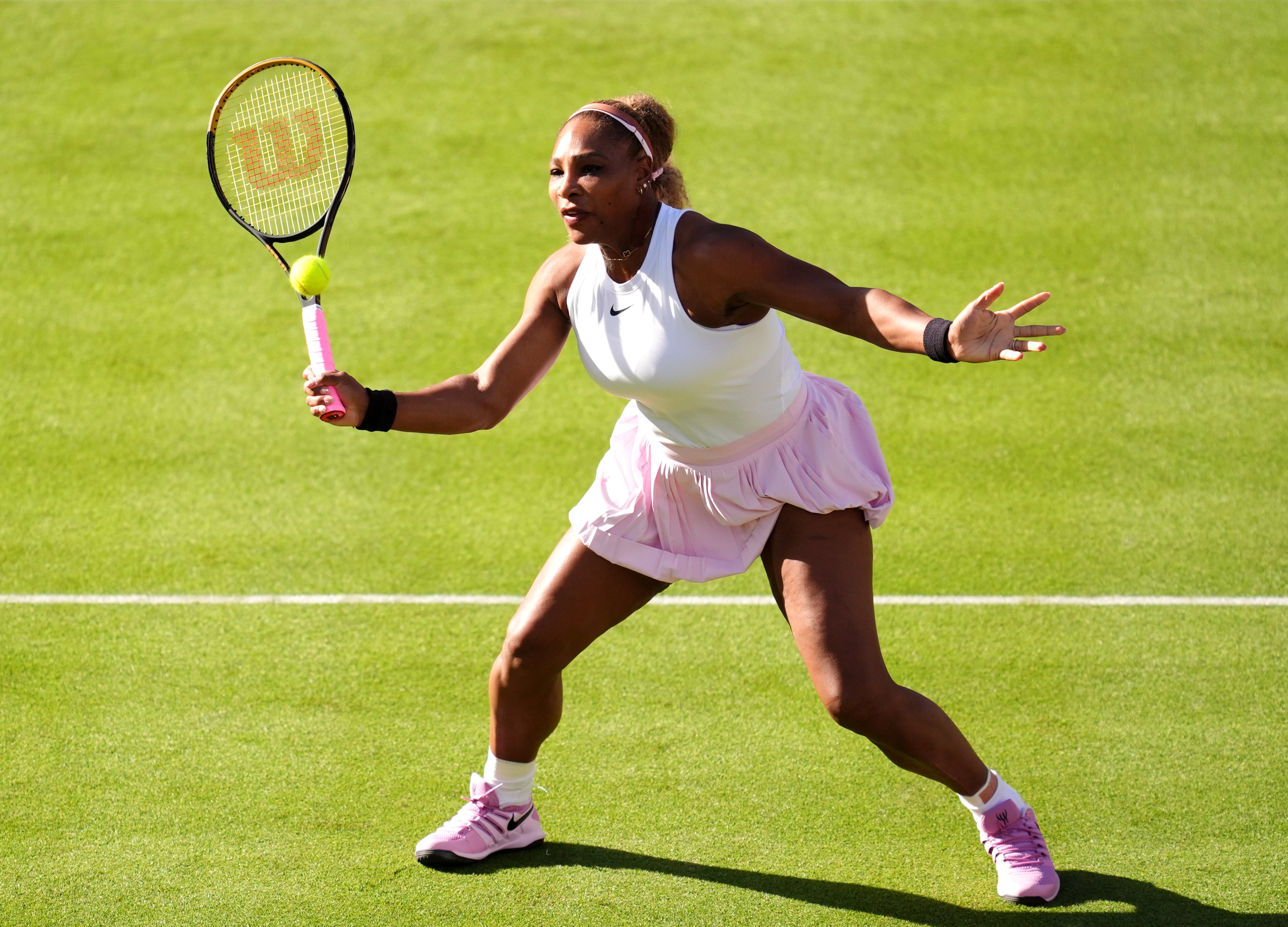 Williams, 44, triumphant on comeback in first match in four years