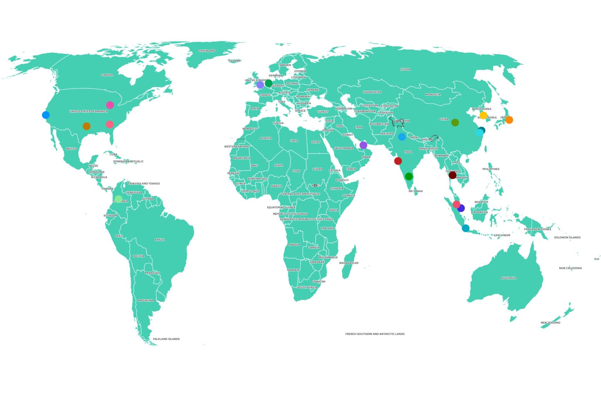 Map shows world’s best airports for layovers—according to 12 key criteria