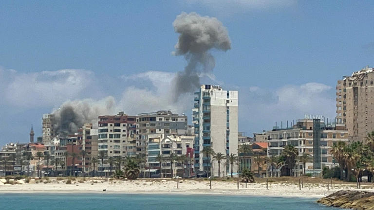 Israeli air strikes hit Lebanese city of Tyre despite Iranian warning ...
