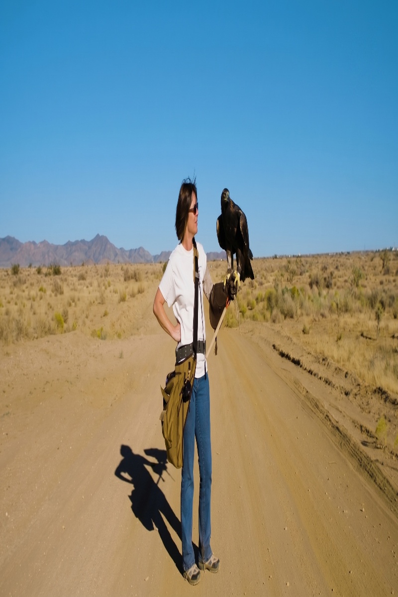 Women preserving eagle falconry tradition