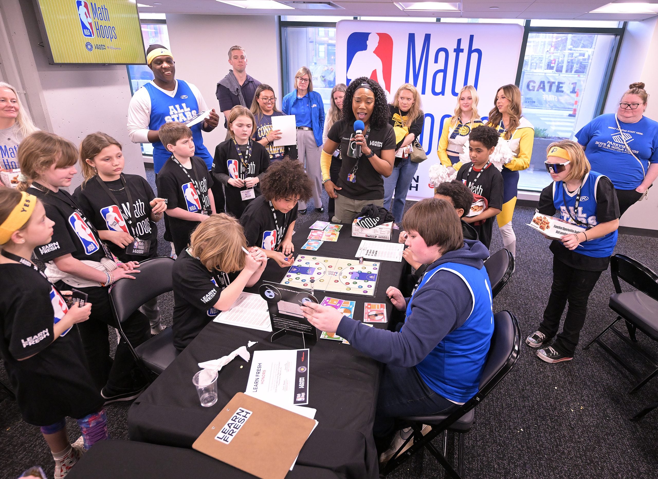 Gainbridge Fieldhouse hosts NBA Math Hoops summer tip-off