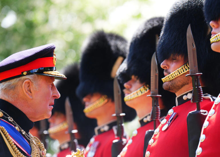 King hails ‘enduring spirit’ of long-serving Grenadier Guards