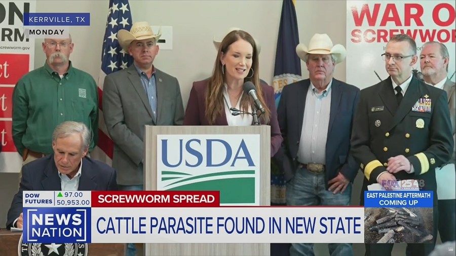 Cattle parasite found in new state