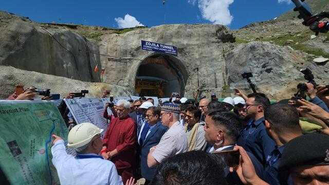 Zojila tunnel breakthrough blast turns Ladakh's 70-year-old dream into ...