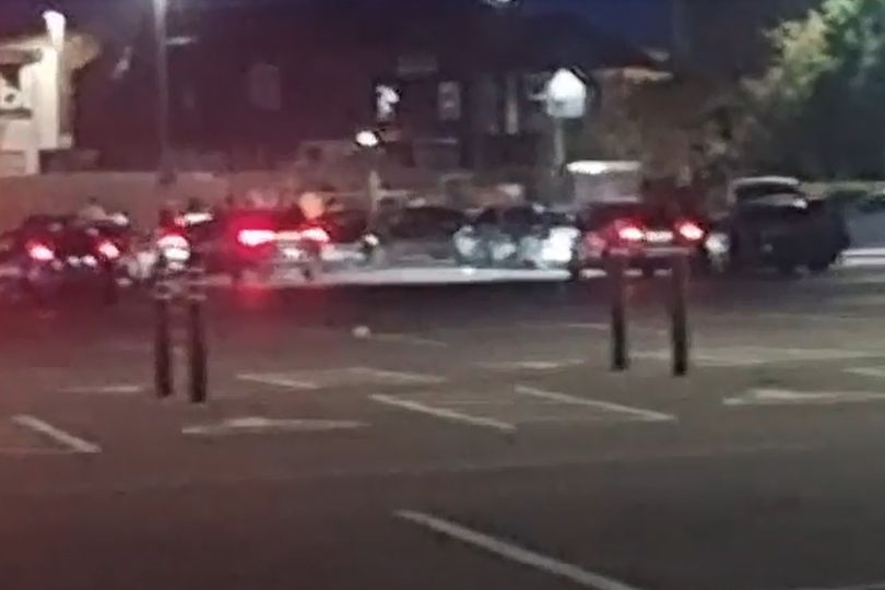 Squealing tyres and engines revving as boy racers back on Tesco car park