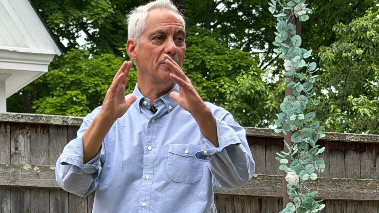 Rahm Emanuel's journey through New Hampshire highlights potential 2028 ...